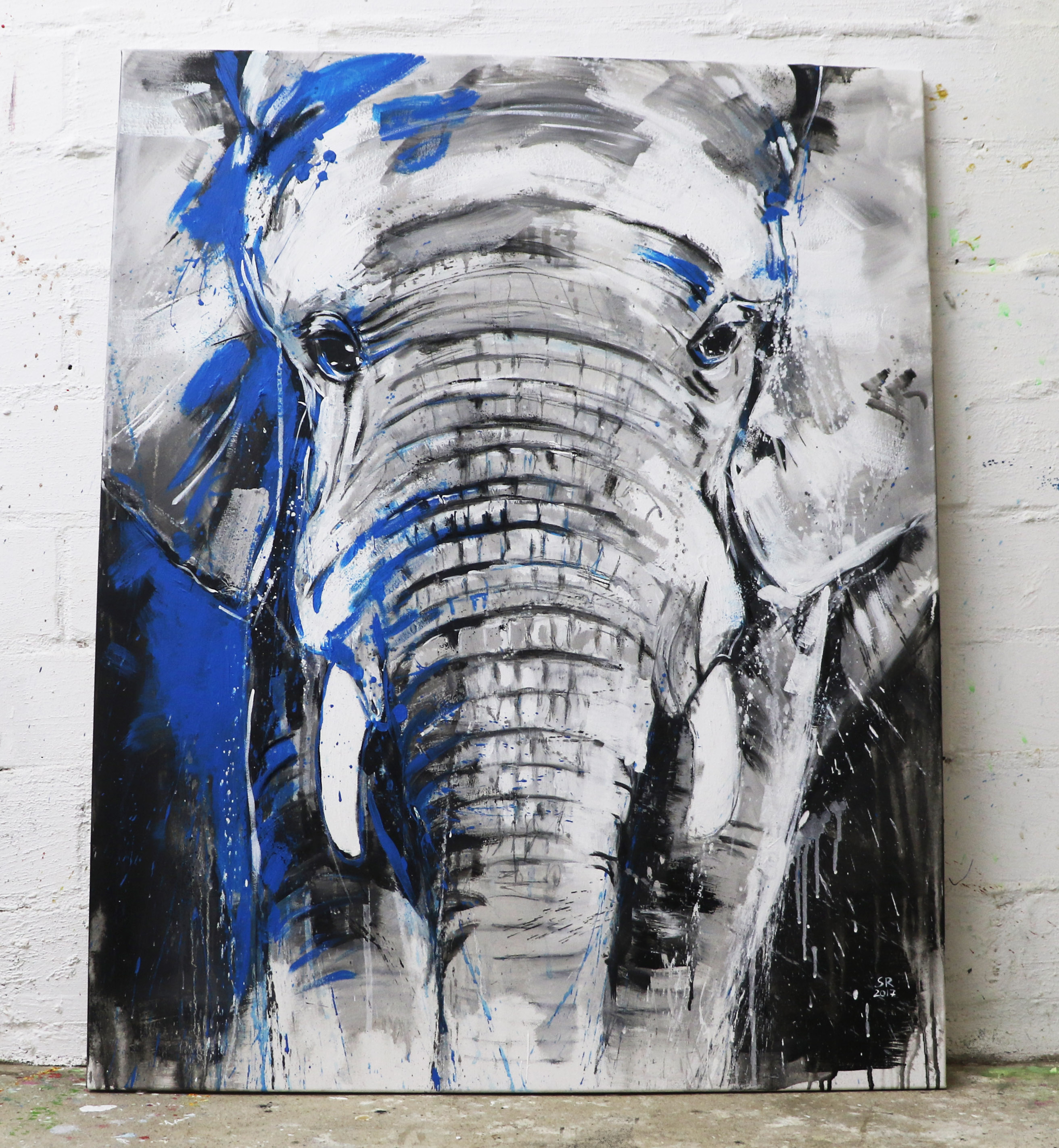 Kunstdruck Elefant „One of the big five” XL | Atelier Stefanie Rogge