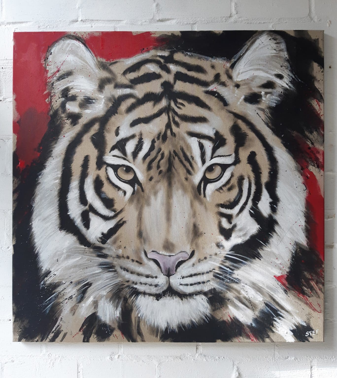 Tiger #3 – Original Gemälde - Atelier Stefanie Rogge