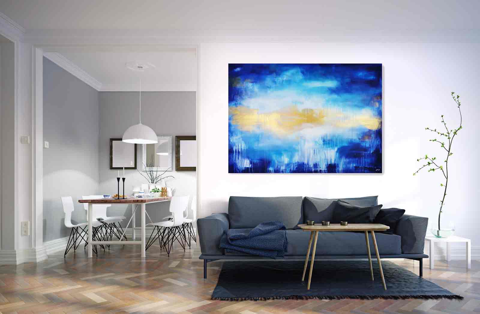 Moderne Bilder fürs Wohnzimmer - Abstrakte Wandbilder Atelier