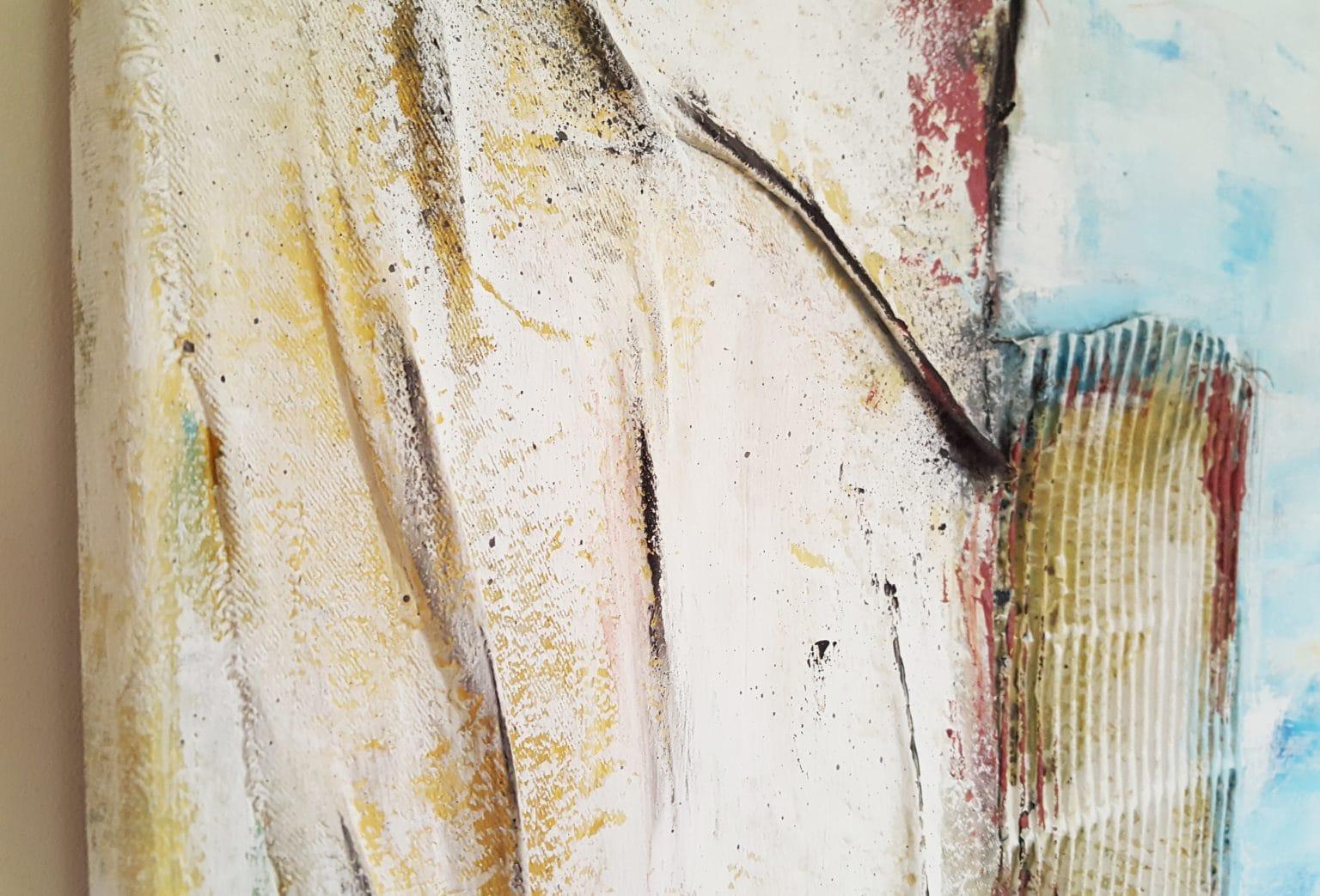 Unikat - Klint #5 - Gemälde Klippen abstrakt