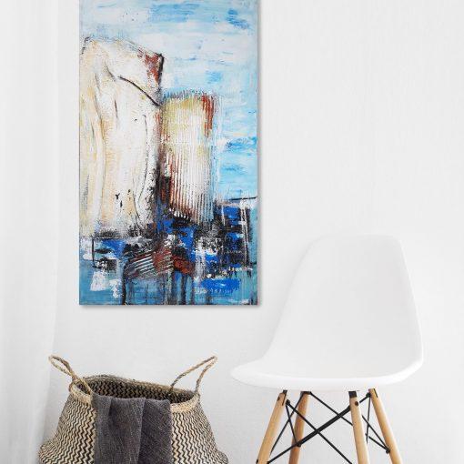 Unikat - Klint #5 - Gemälde Klippen abstrakt