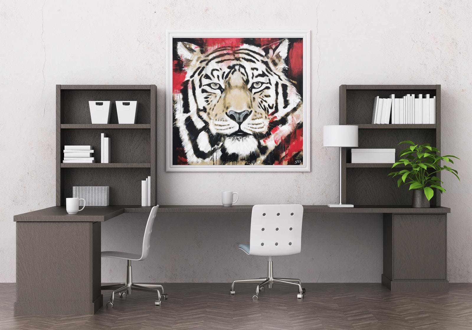 Ein Bild fürs Büro - abstrakt und inspirierend - aus dem Kunst Atelier ...