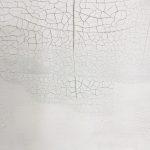 „Wege und Spuren #23 - Triptychon Strukturbild Gold Weiß