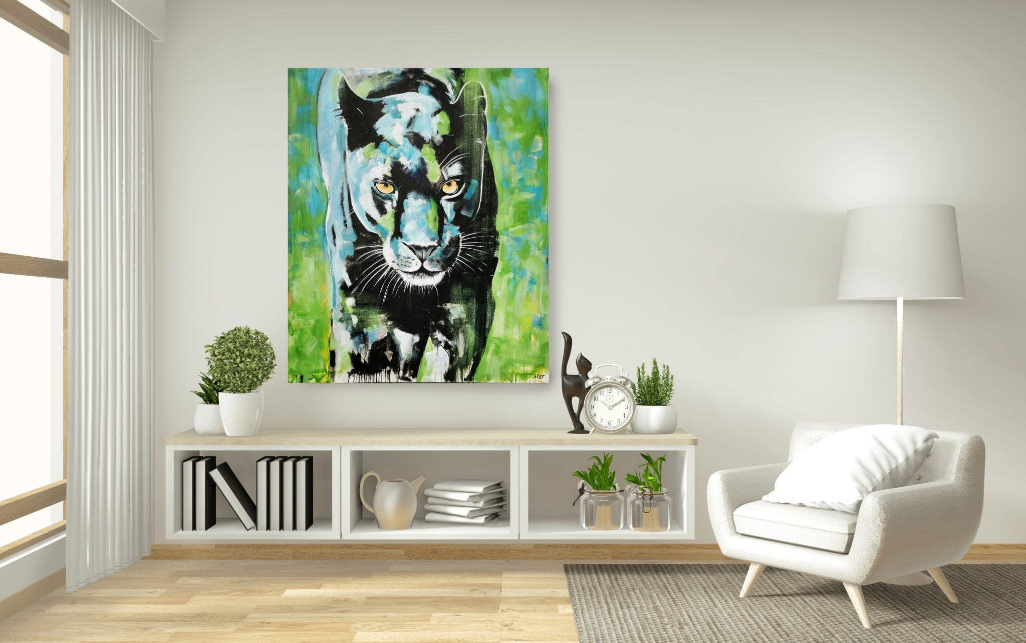 PANTHER – Gemälde modern - Stefanie Rogge